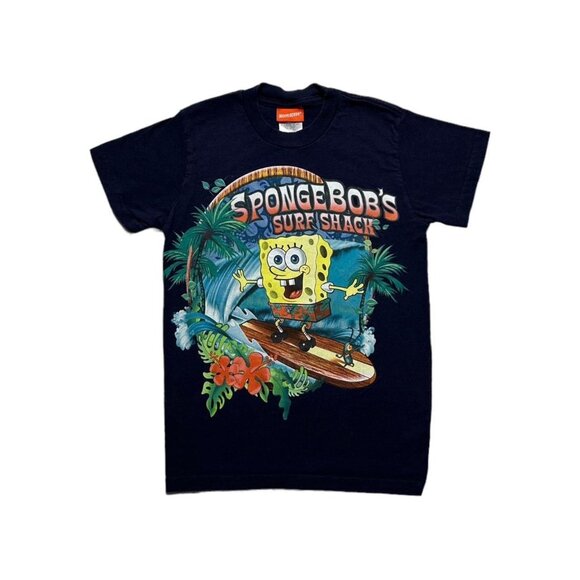 Nickelodeon | Shirts & Tops | Y2k Spongebob Surf Shack Tshirt | Poshmark